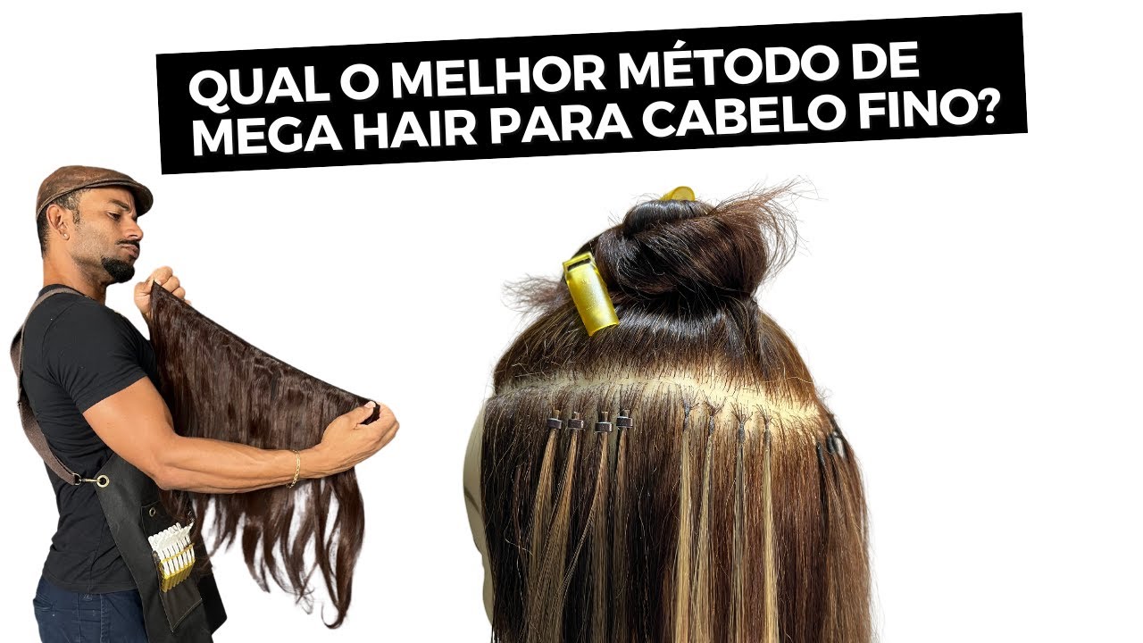 Qual melhor Método De Mega Hair Para Cabelos Finos....... #megahair ...