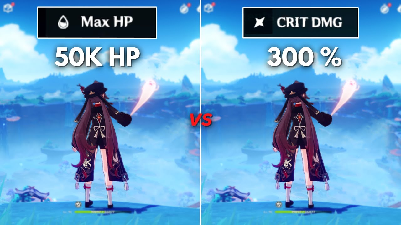 Crit vs HP !! Best Build for F2P Hu Tao? [ Genshin Impact ] - YouTube