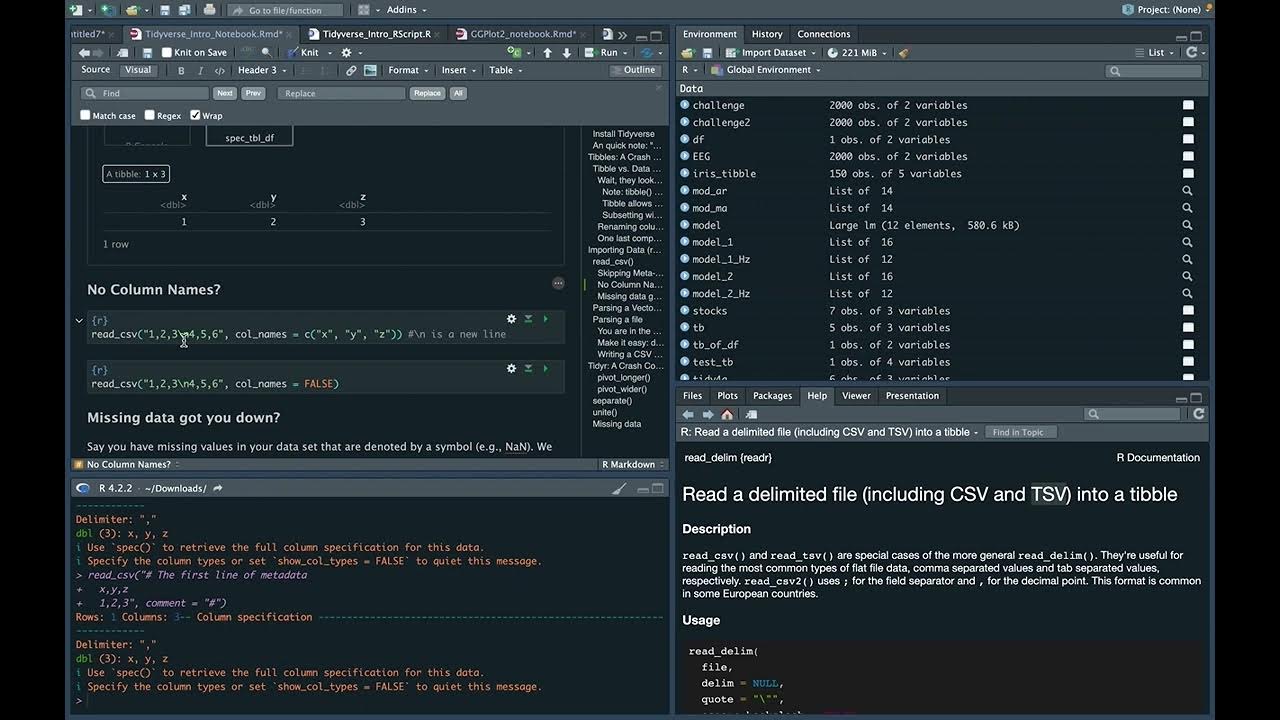 readr: A Crash Course on Parsing (Part 3 "Introduction to Tidyverse R Workshop") - YouTube