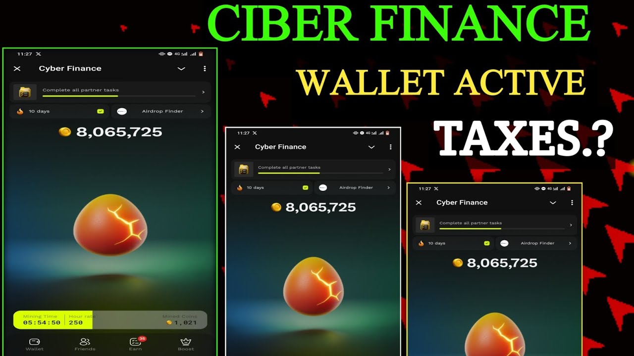 cyber finance airdrop wallet connect || cyber finance airdrop update ...