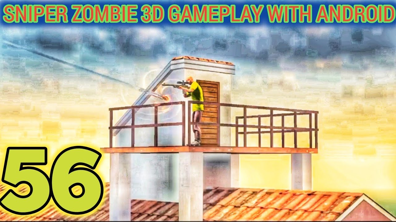 Sniper Zombie 3D Gameplay with Android phone | Zombie shooting games ...