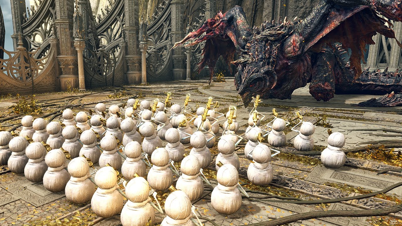 50 Oracle Envoys Vs New Bosses ⚔️ Monstrous Band ⚔️ Elden Ring Shadow ...