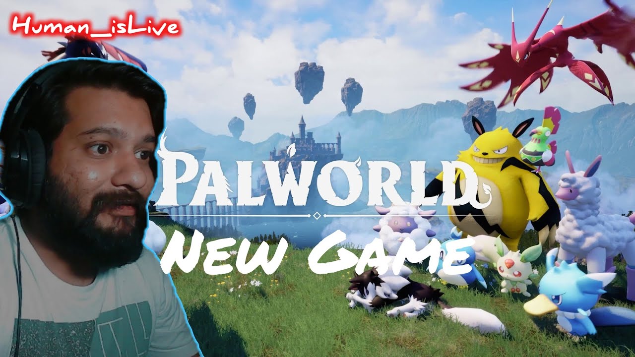 New Survival Game Palworld | @Human_isLive Livestream - YouTube