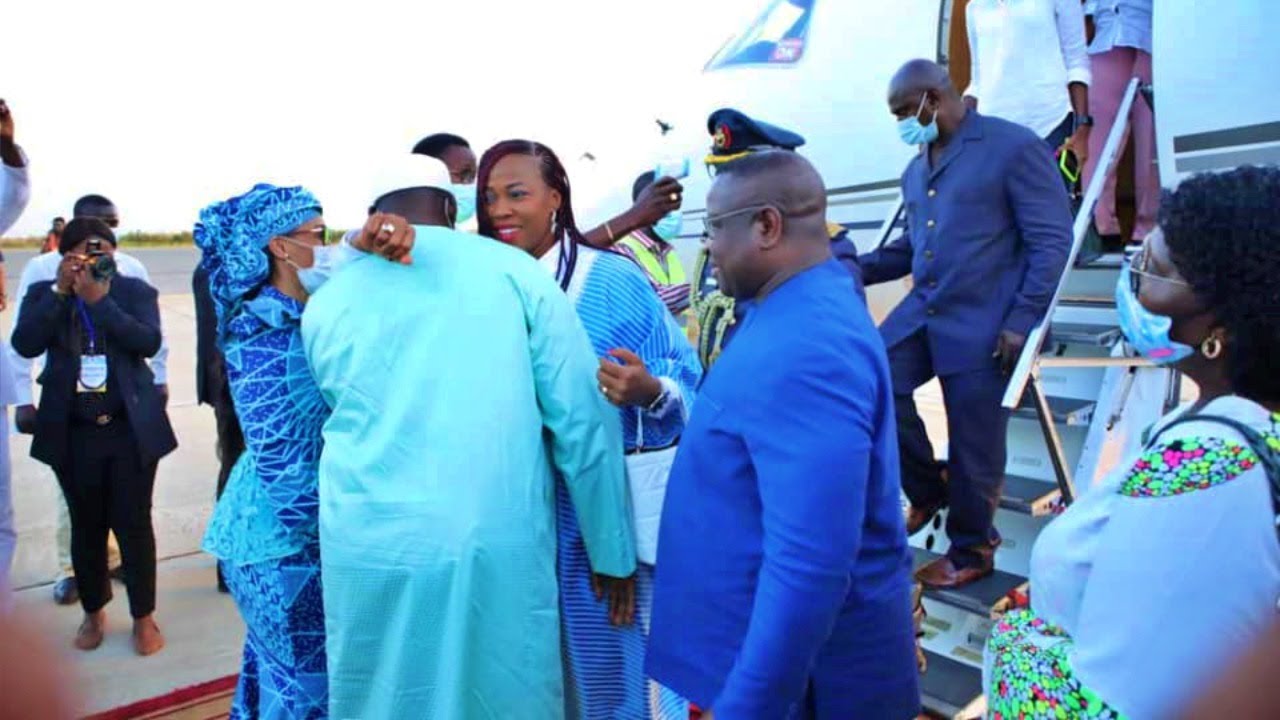 President Bio and First Lady Fatima Bio Arrive in the Republic of ...