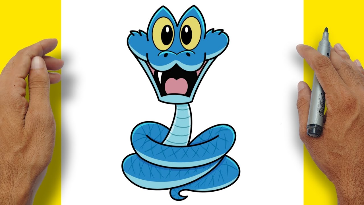 How to Draw GARY DE SNAKE Easy Step-by-step | Zootopia - YouTube