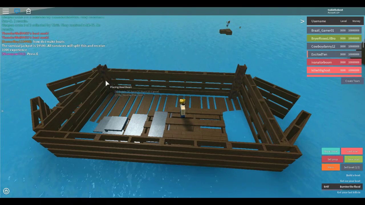 [Roblox] Whatever floats your boat #1 - Sandbox mode! - YouTube