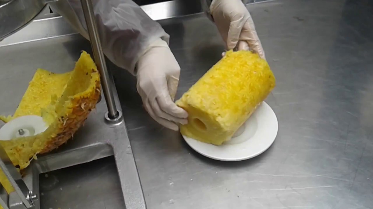 DESCORAZONADOR DE PIÑA - BRIMALI INDUSTRIAL - YouTube