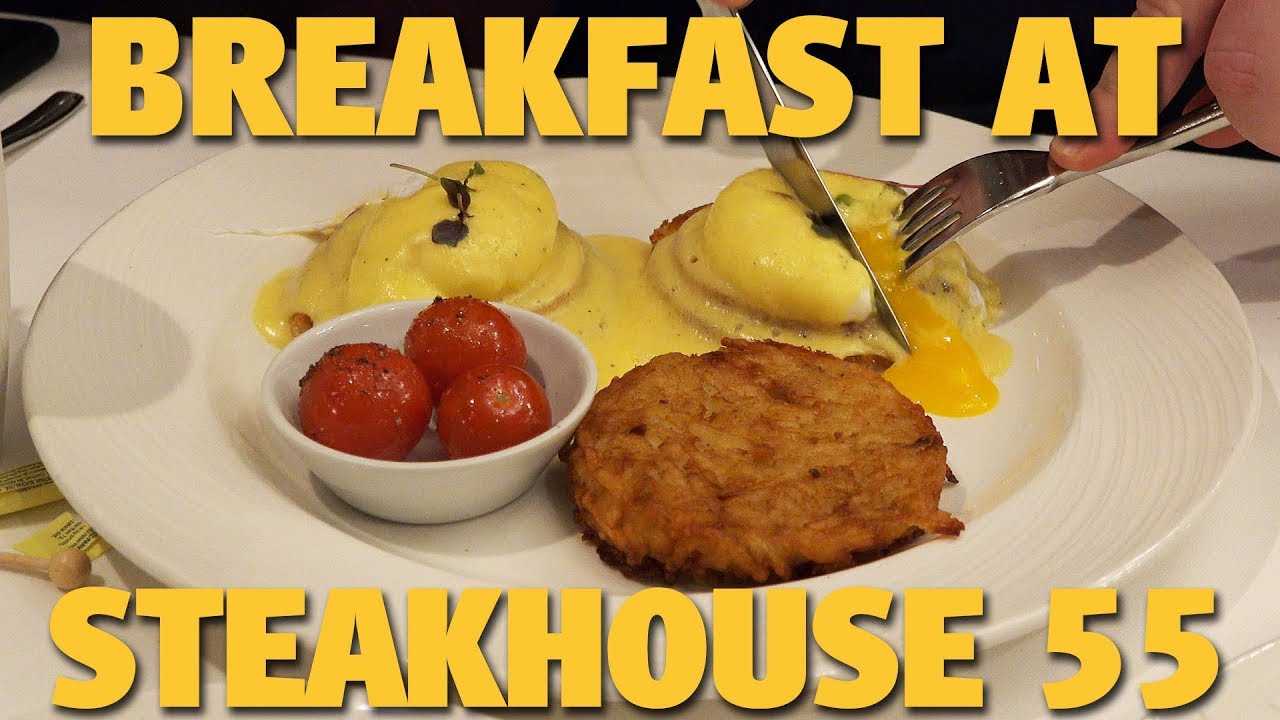 Breakfast at Steakhouse 55 | Disneyland Resort - YouTube