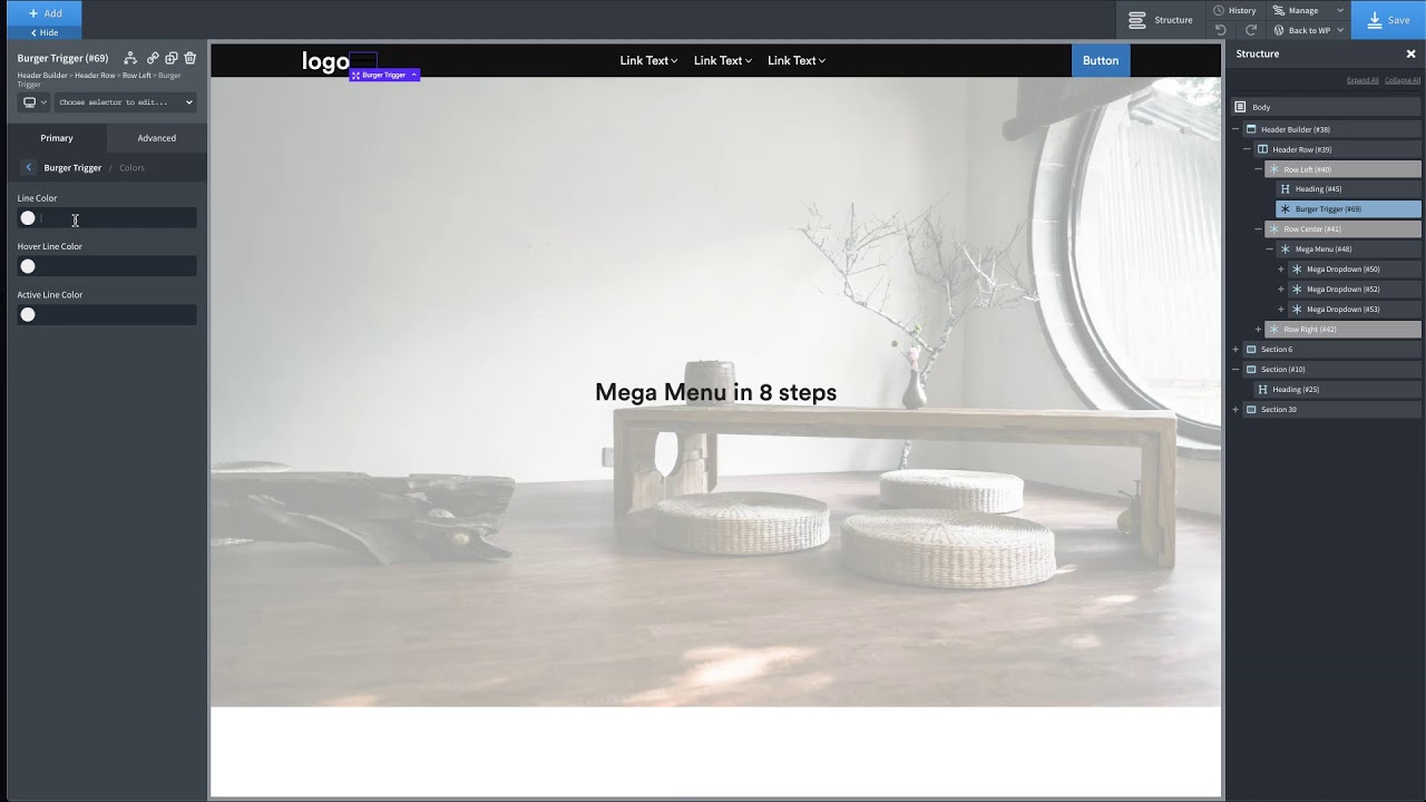 Preview: Responsive MegaMenu in Oxygen with OxyExtras - YouTube