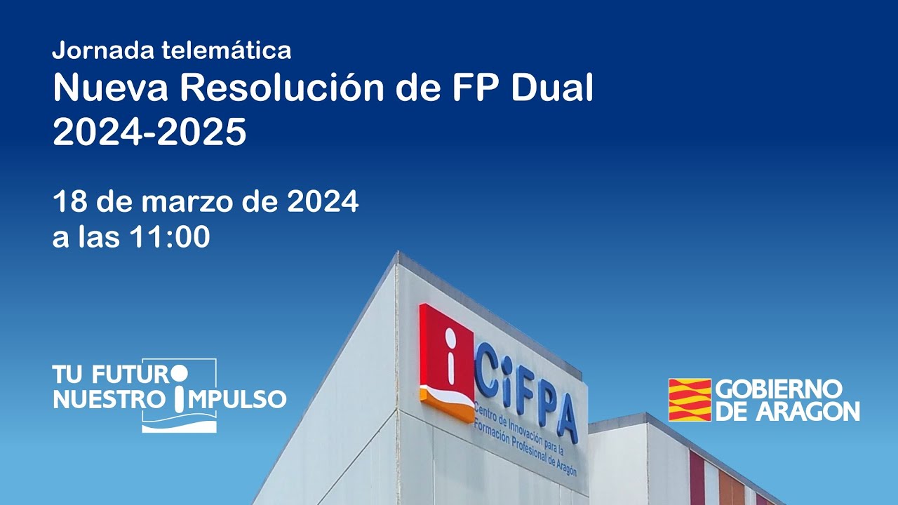 Nueva Resolución de FP Dual para 2024-2025 - YouTube