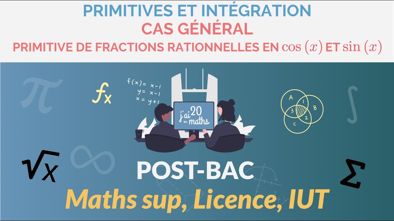 Primitives de fractions rationnelles en cos x et sin x, Primitives ...