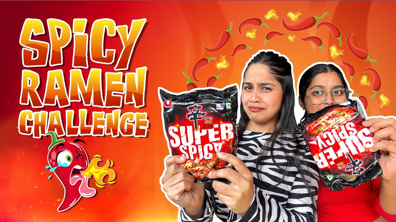 Super Spicy Noodle Challenge 🔥#foodchallenge - YouTube