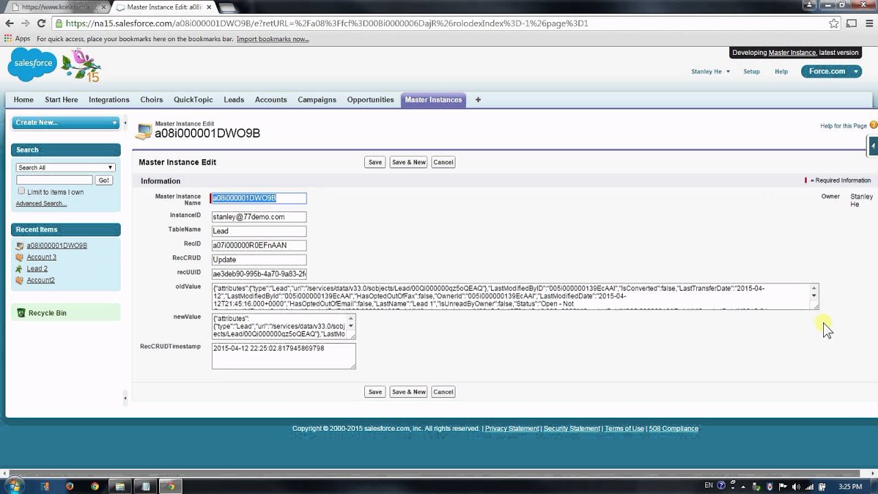 "Saleforce Master Instance" ("Salesforce Master APEX Trigger") - YouTube