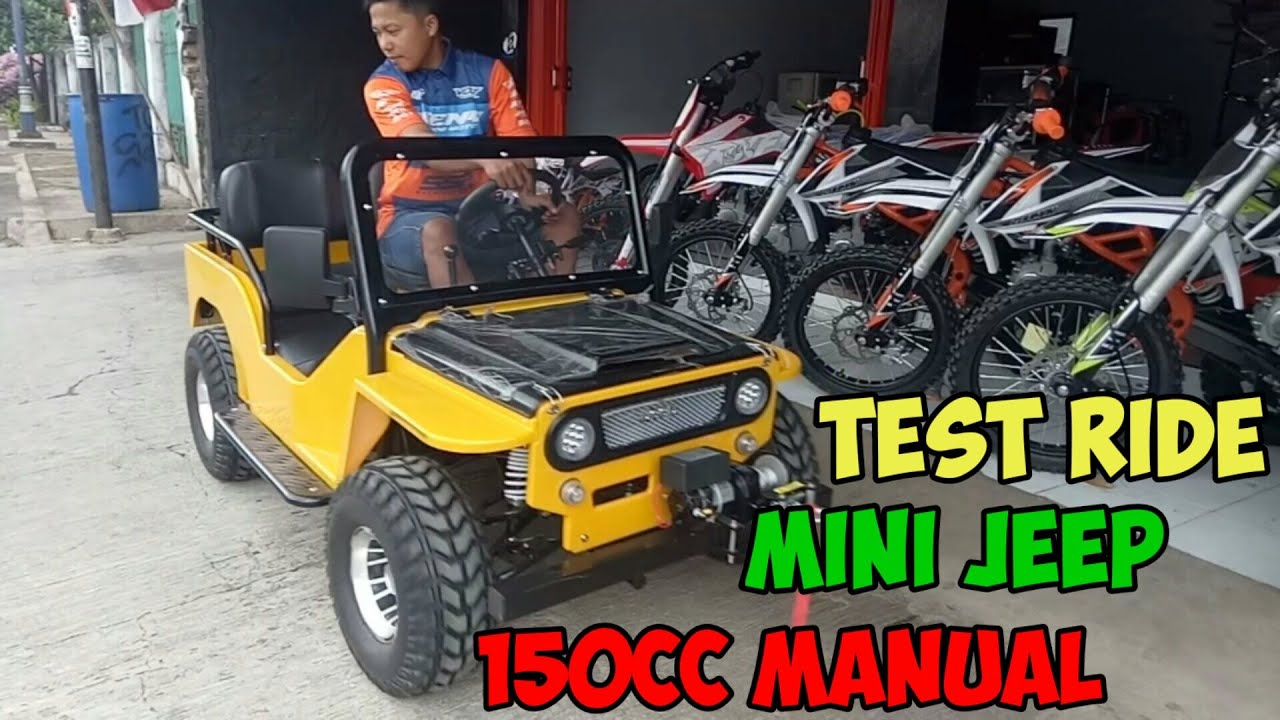 TEST RIDE MINI JEEP 150cc ASLI RAKITAN CINA - YouTube