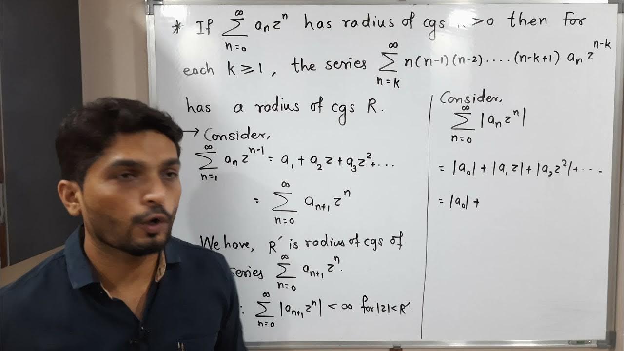 Complex Analysis | Unit 1 | Lecture 41 | Result of Power Series - YouTube