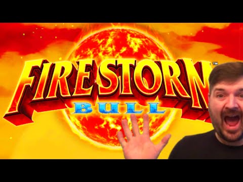 Betting BIG On NEW FIRESTORM BULL Slot Machine At Prairie Meadows ...