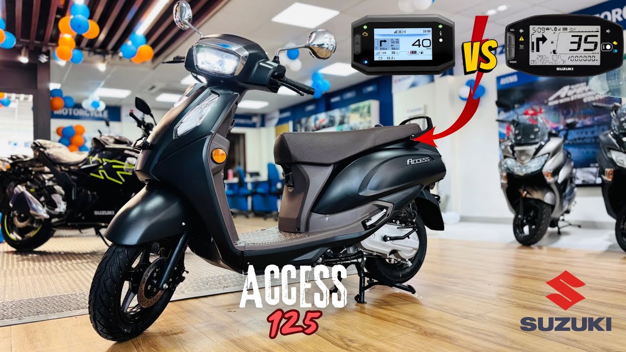 New 2025 Suzuki Access 125 tft display vs lcd display 😍🥳 #youtube # ...