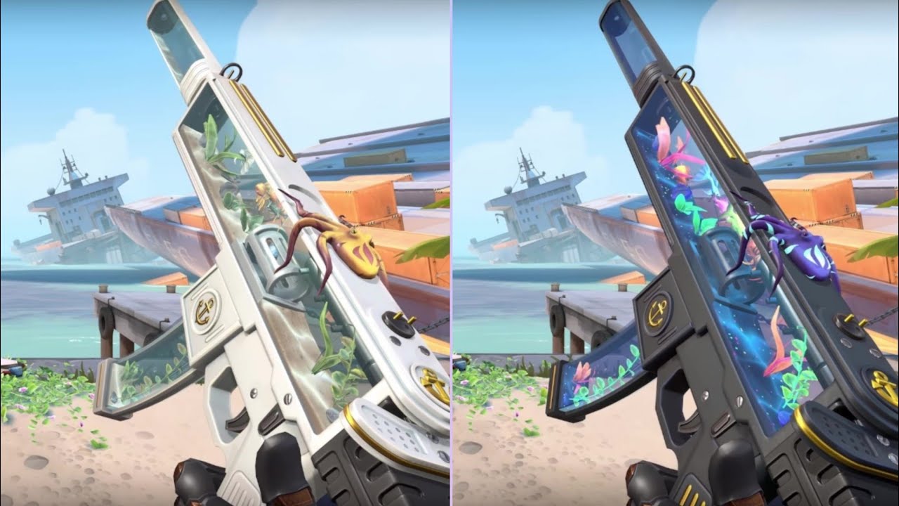 넵튠 스펙터 올 크로마 / 발로란트 스킨 (Neptune Spectre, ネプチューン スペクター) - YouTube