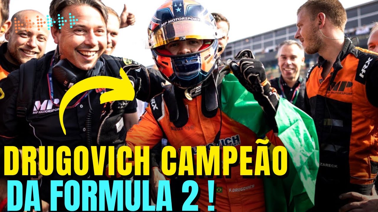 FELIPE DRUGOVICH CAMPEÃO DA FORMULA 2 | GP DA ITÁLIA - YouTube