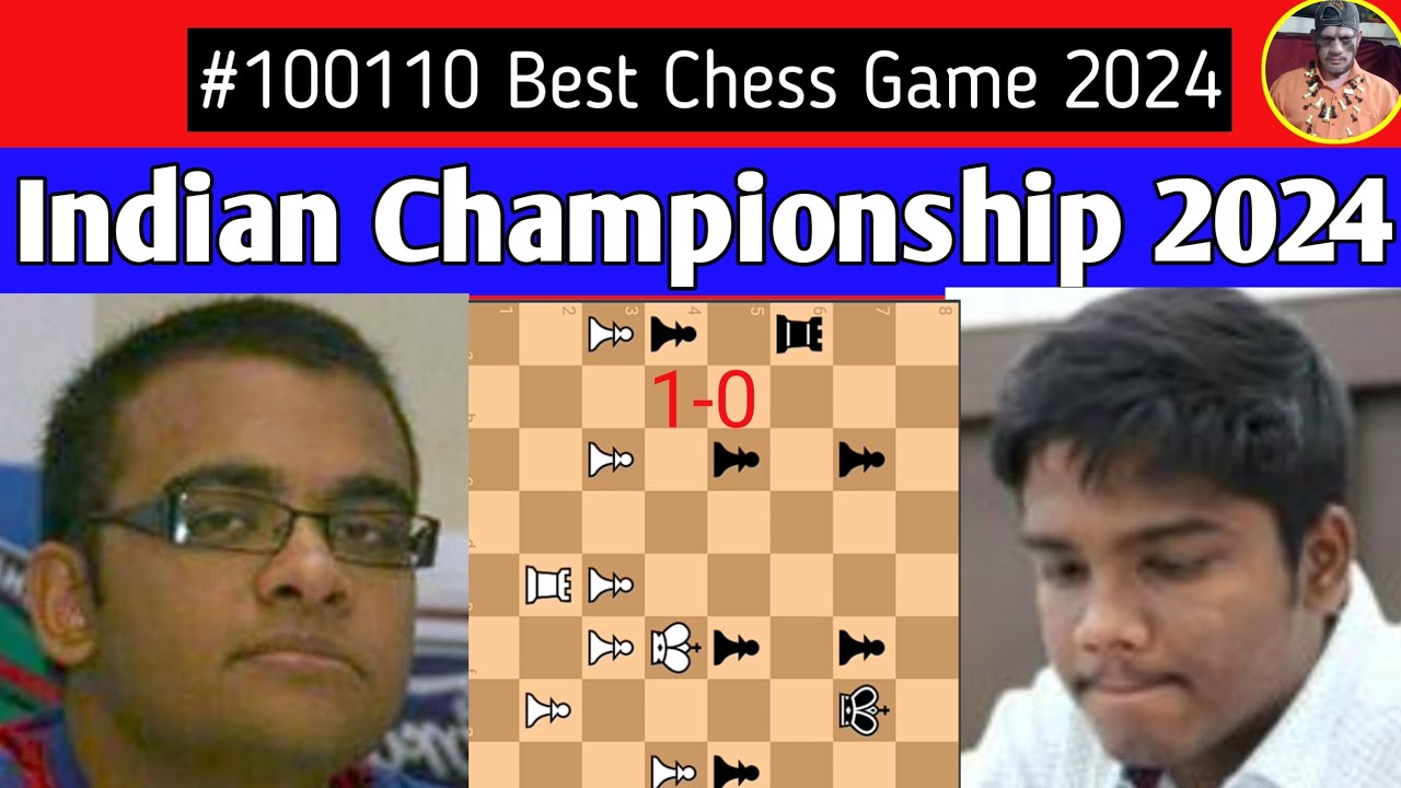 Abhijeet Gupta vs N R Vignesh || Indian Championship, 2024 #chess - YouTube