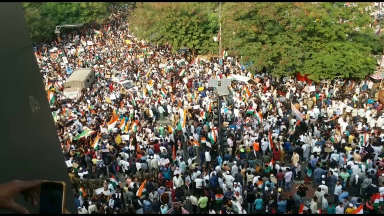 Muslims Million March Against CAA In Hyderabad|MillionCitizens turned ...