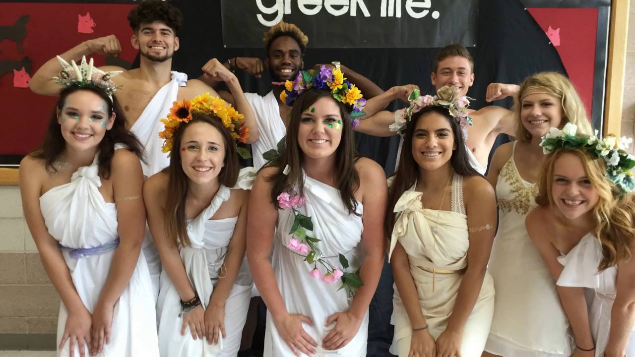 Greek Day CRHS Spirit Week Fall 2016 - YouTube