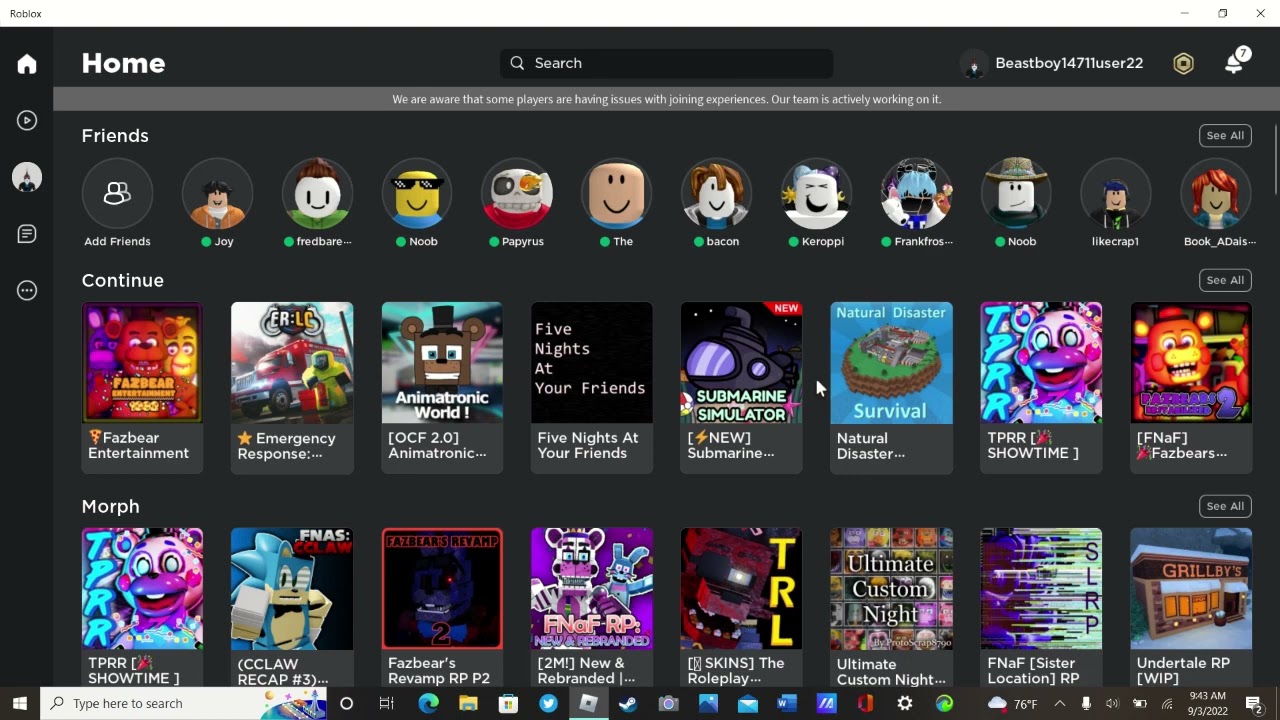 SOME ROBLOX PLAYERS ARE HAVING ISSUES JOINING GAMES ON ROBLOX!!! - YouTube