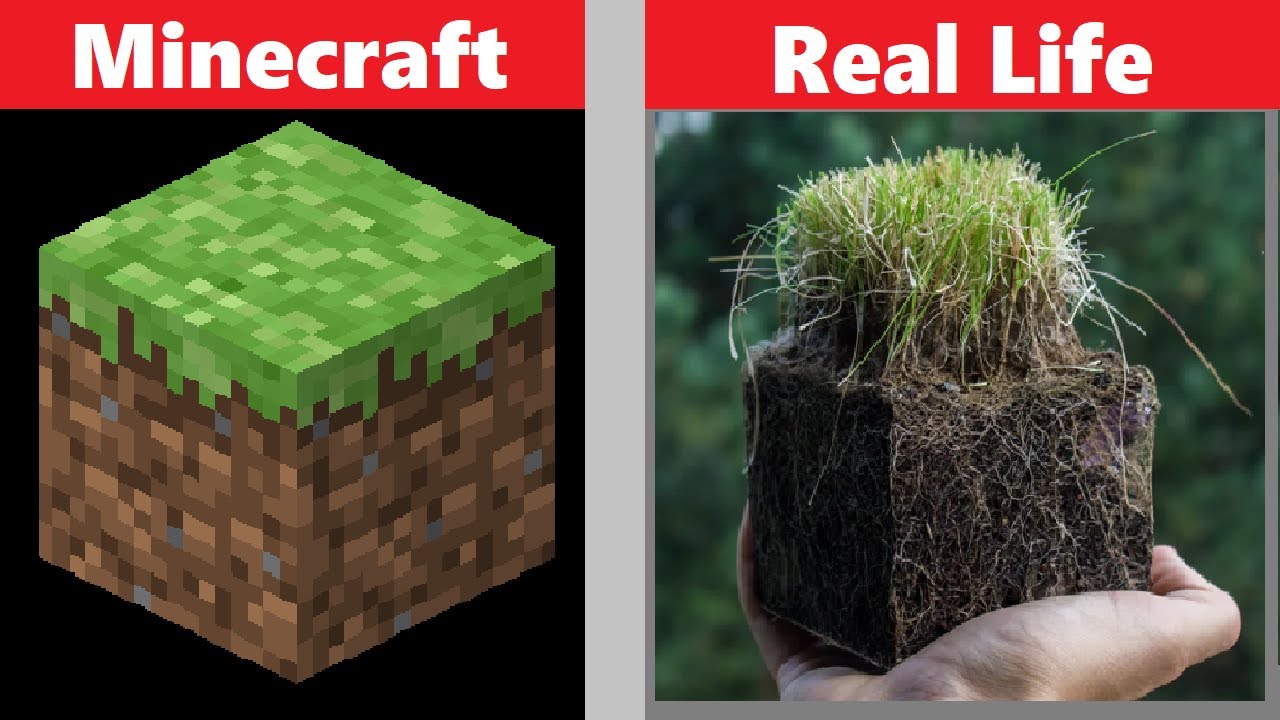 Minecraft Blocks in Real Life (2025) - YouTube