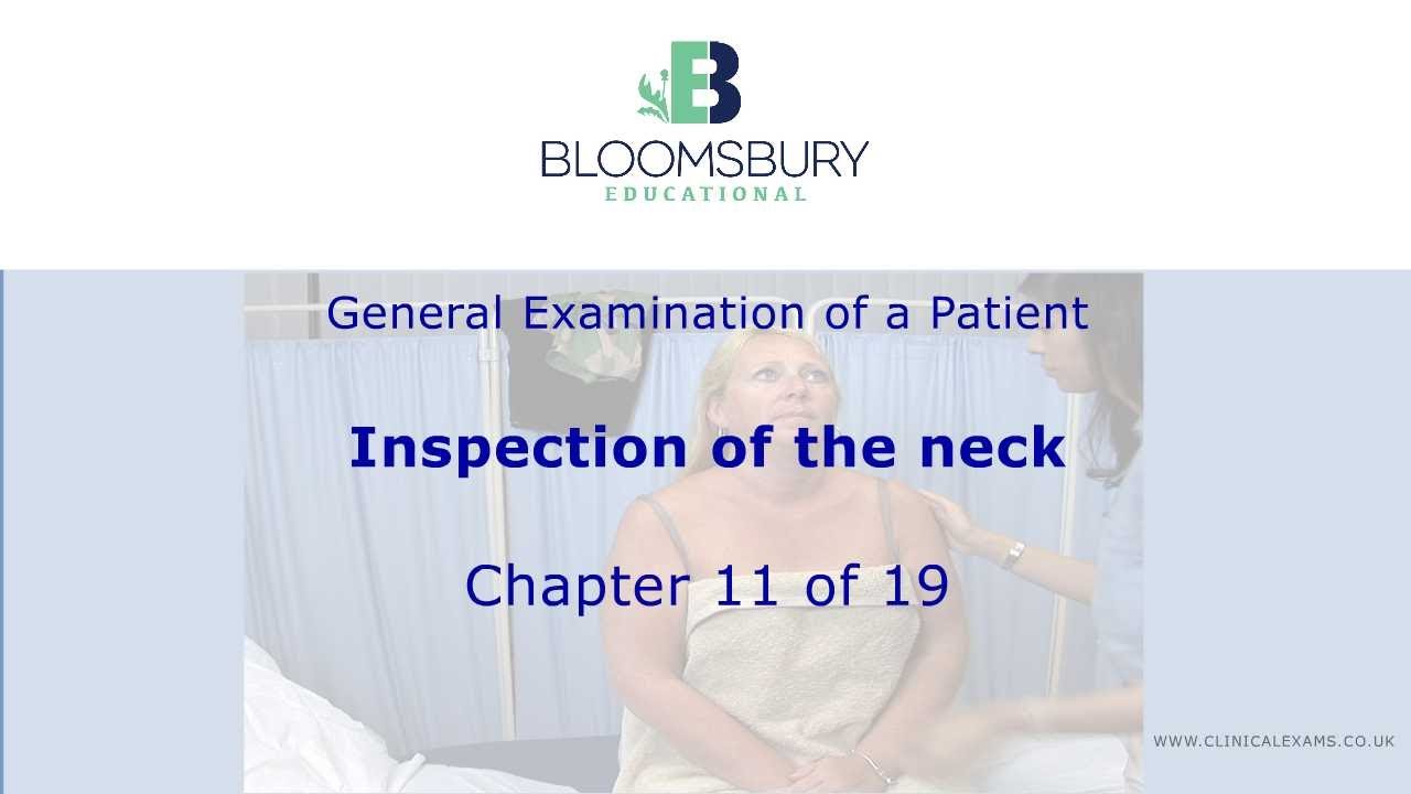Inspection of neck (11) General examination of a patient - YouTube