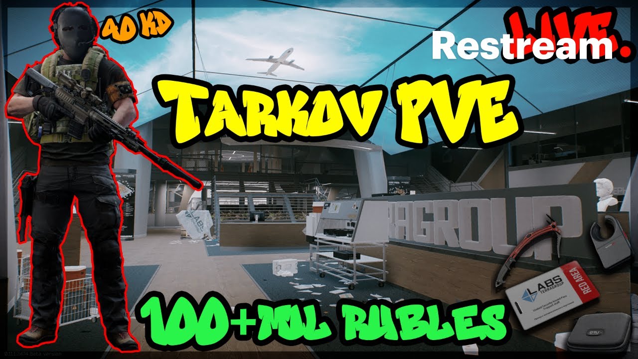 Tarkov PVE - lvl 68 - 40KD Shturman 100% Spawn - YouTube