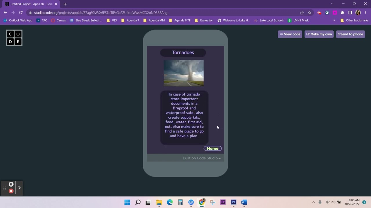 Natural Disaster App - YouTube