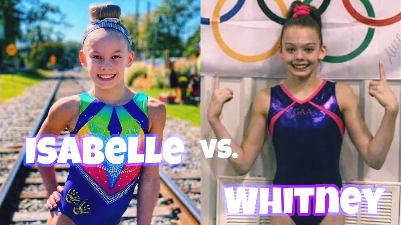 Isabelle Roberts vs. Whitney Bjerken | Level 9 (Floor and Beam) - YouTube