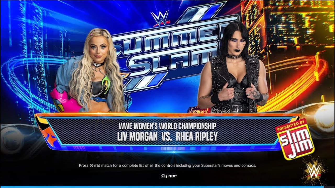 Liv Morgan vs Rhea Ripley in a ladder Match!! - YouTube