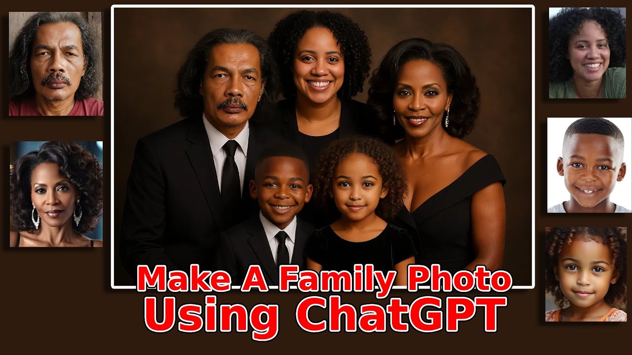 How To Make A Family Photo using ChatGPT - YouTube