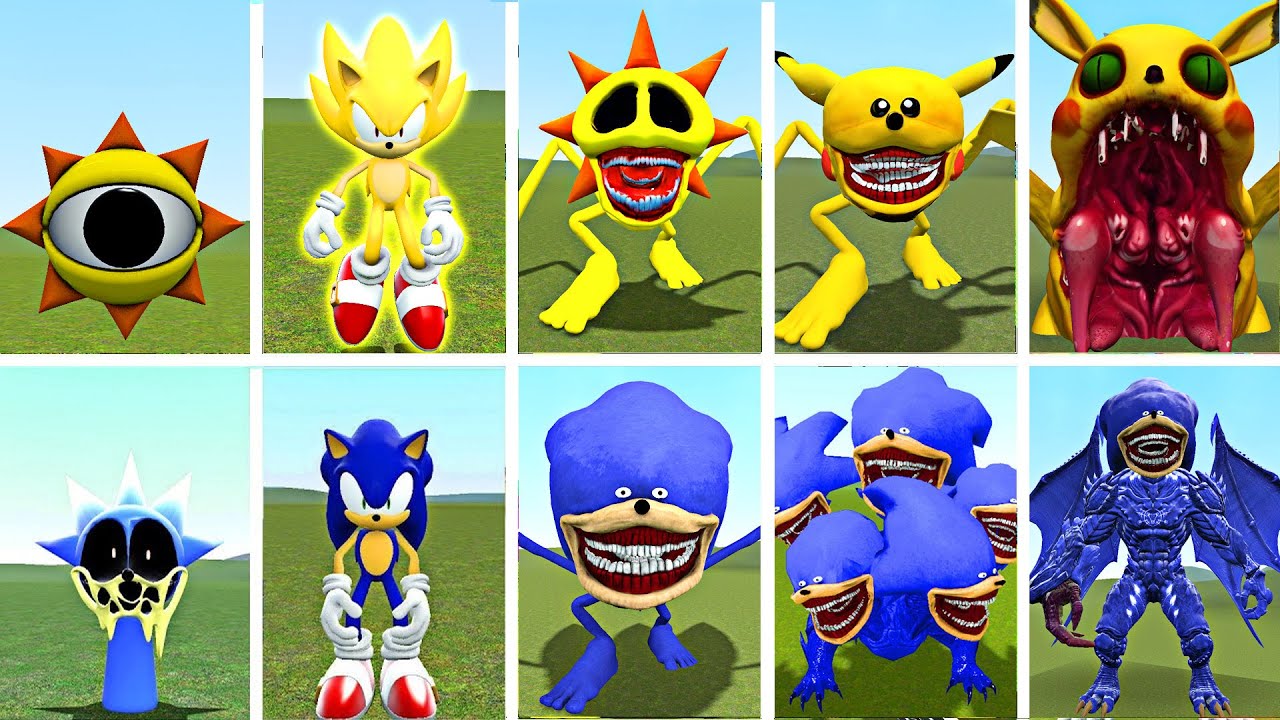 NEW EVOLUTION! SPRUNKI SONIC.EXE vs SPRUNKI SUPER SUN | TRANSFORMATION ...