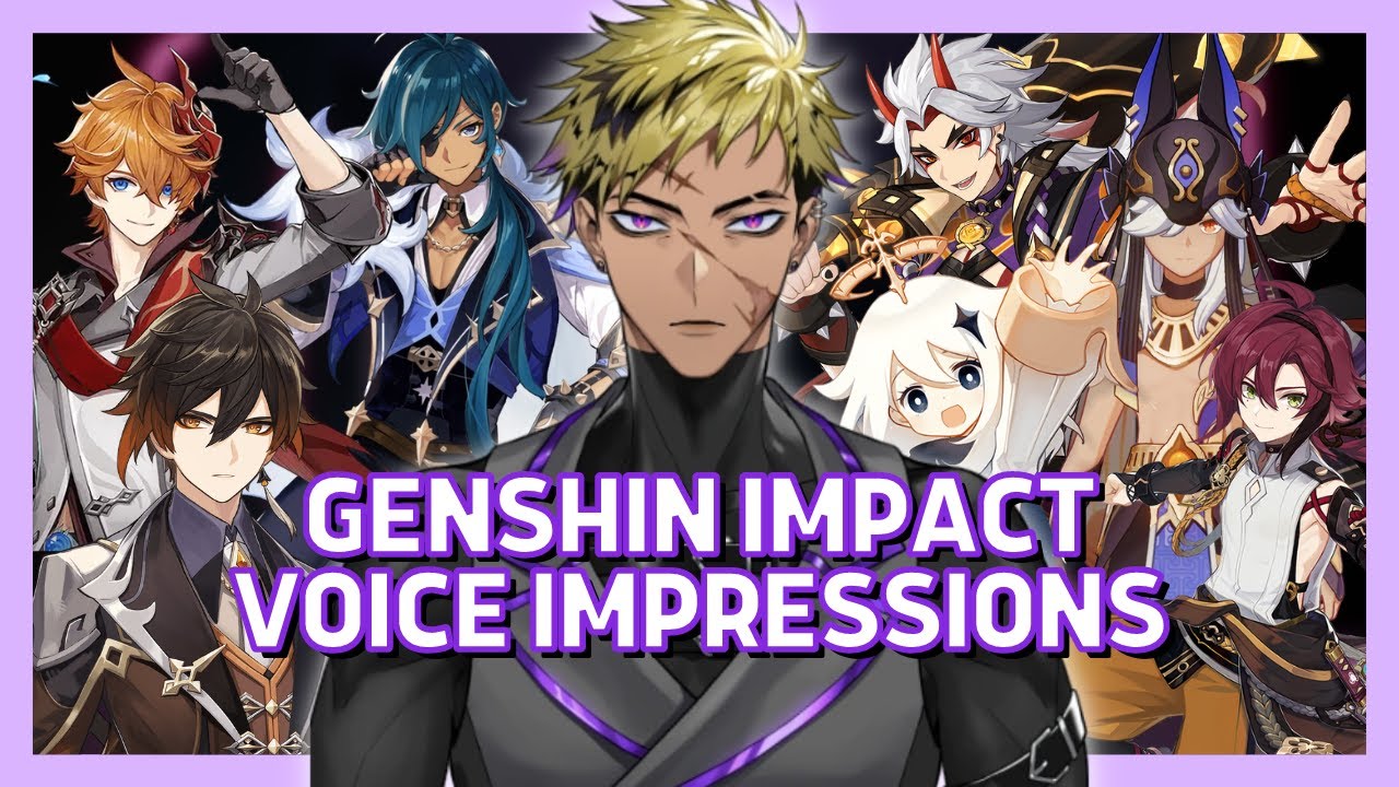 vanta's voice impressions of some genshin characters - YouTube