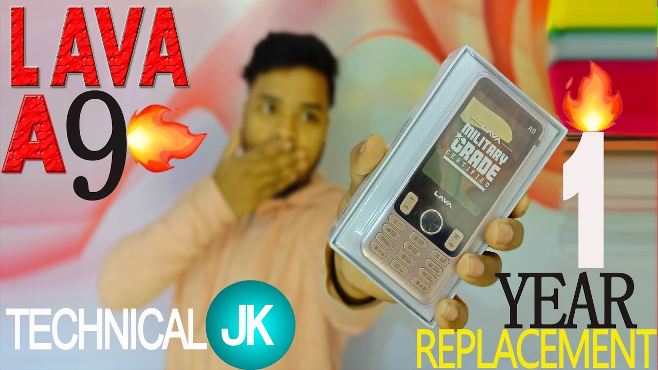 LAVA A9 Feature phone Unboxing ll Military Grade Certified mobile phone ...
