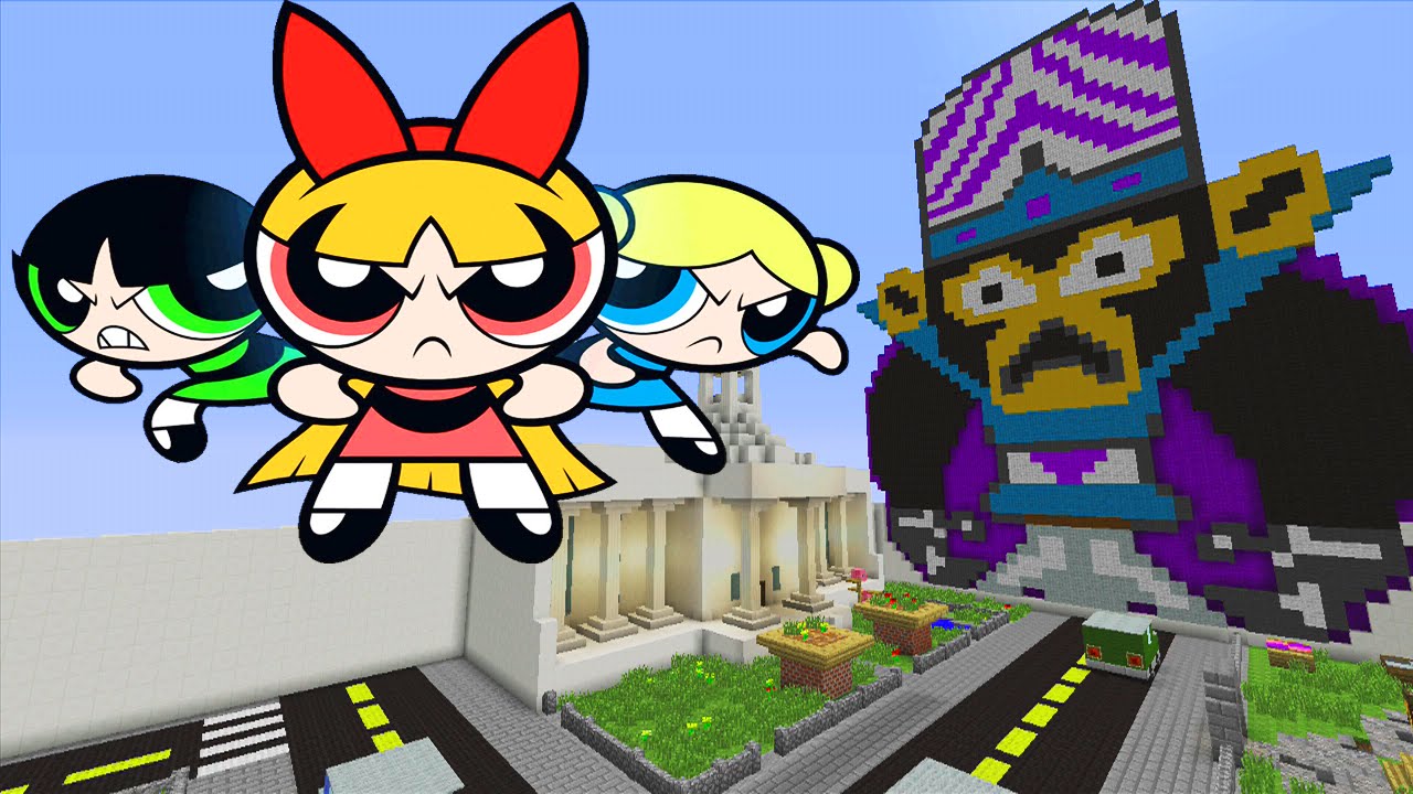Minecraft Xbox Tag - Powerpuff Girls - YouTube
