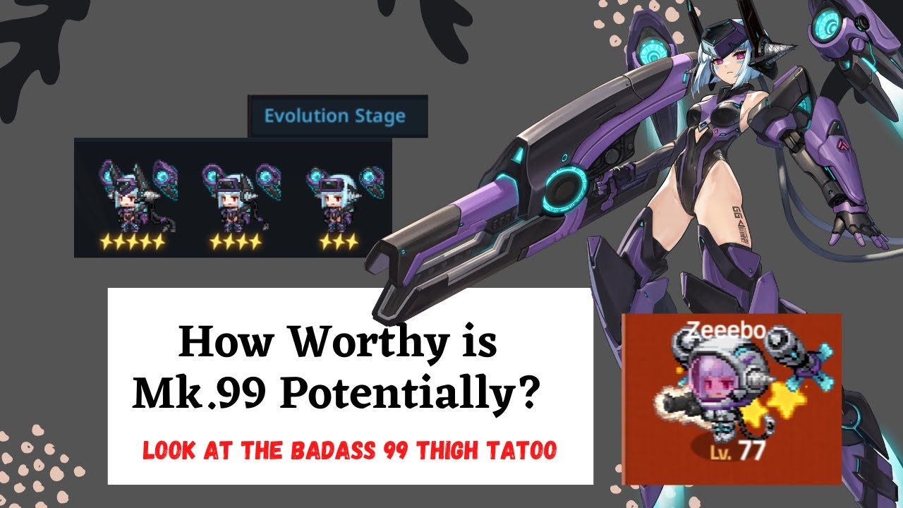 Guardian Tales | How Worthy is Android MK.99 Potentially? | 99 is ...