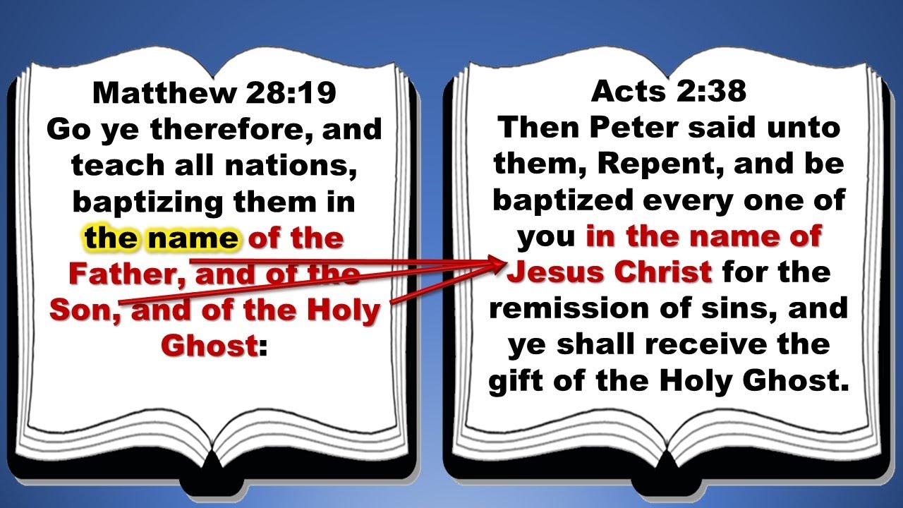 Inductive Deductive Sermon on the Baptismal Formula - YouTube