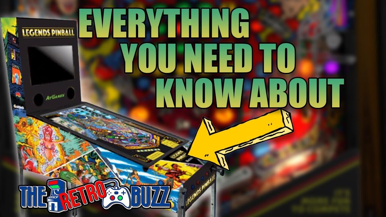 AtGames Pinball Machine - All The New Details! - YouTube