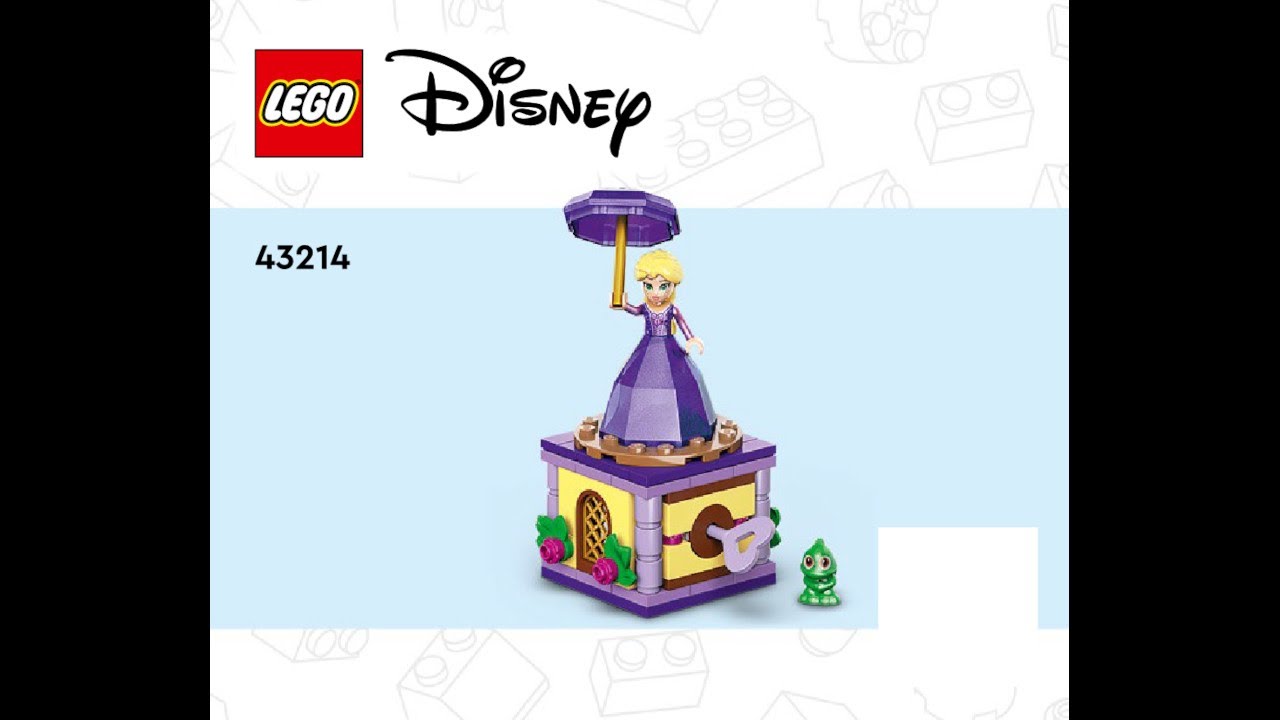 LEGO Instructions | Disney | 43214 | Twirling Rapunzel | Tangled - YouTube