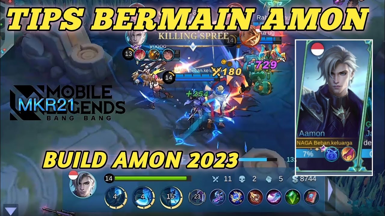 TIPS|GAMEPLAY HERO AMON MLBB|BUILD TERSAKIT2023🔥 - YouTube