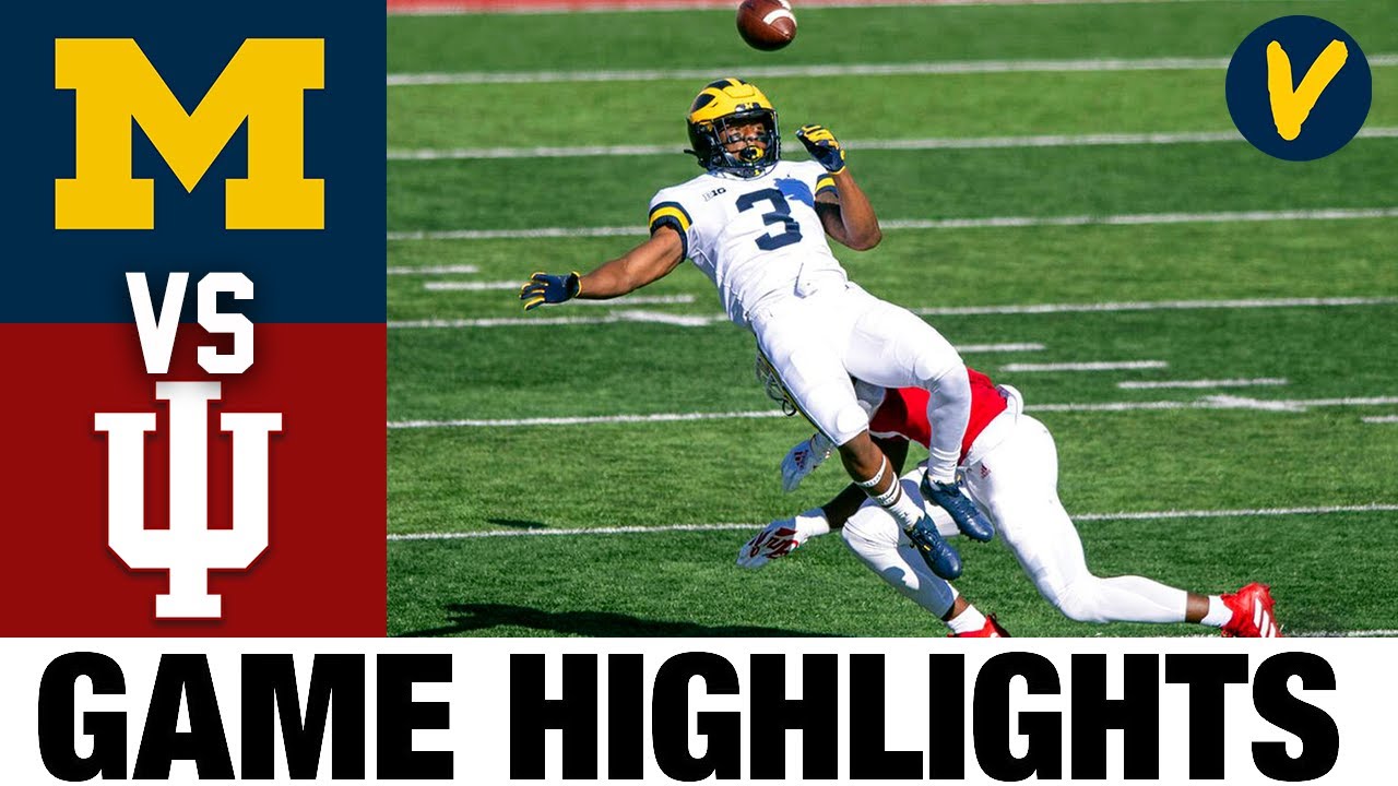 #23 Michigan vs #13 Indiana Highlights | Week 10 2020 College Football ...