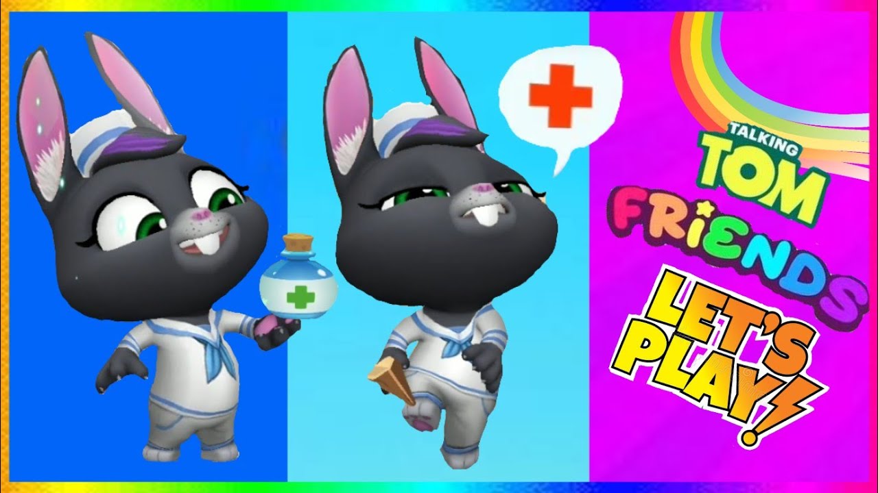 Мой Говорящий Том Друзья 🌈 My talking Tom Friends Treating little ...