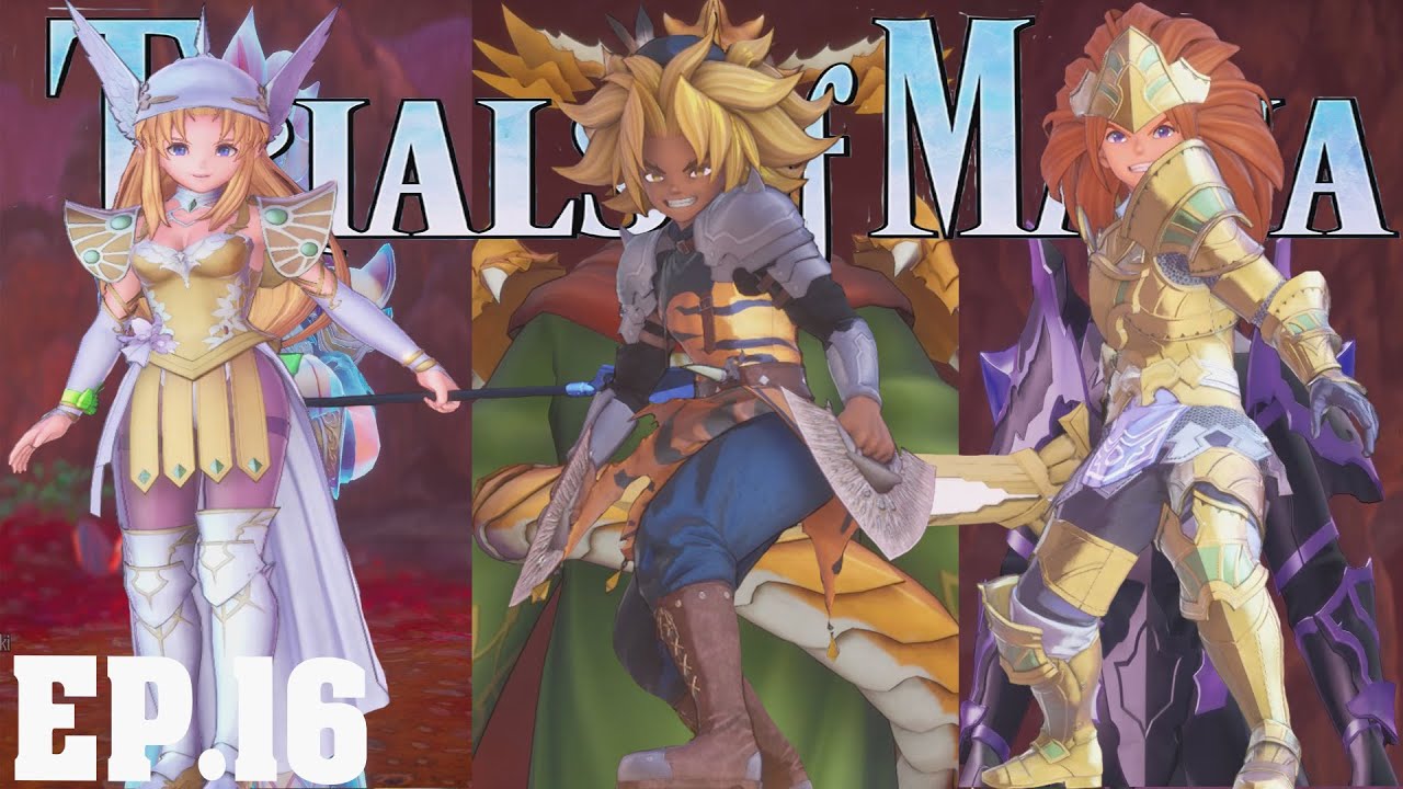 The Dark Knight, Dragon Lord, and Crimson Wizard / Trials of Mana - YouTube