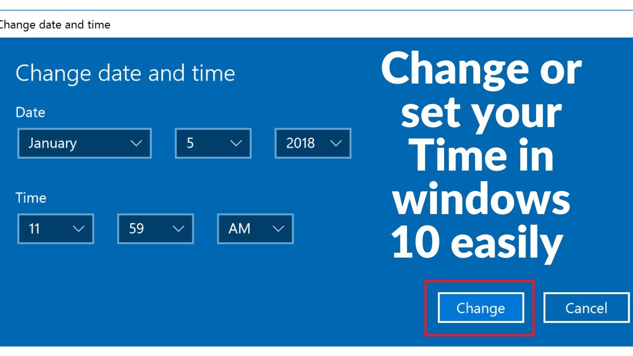 Change Or Set Your Time In Windows 10 Easily Tech Hybrid YouTube change-or-set-your-time-in-windows-10-easily-tech-hybrid-youtube