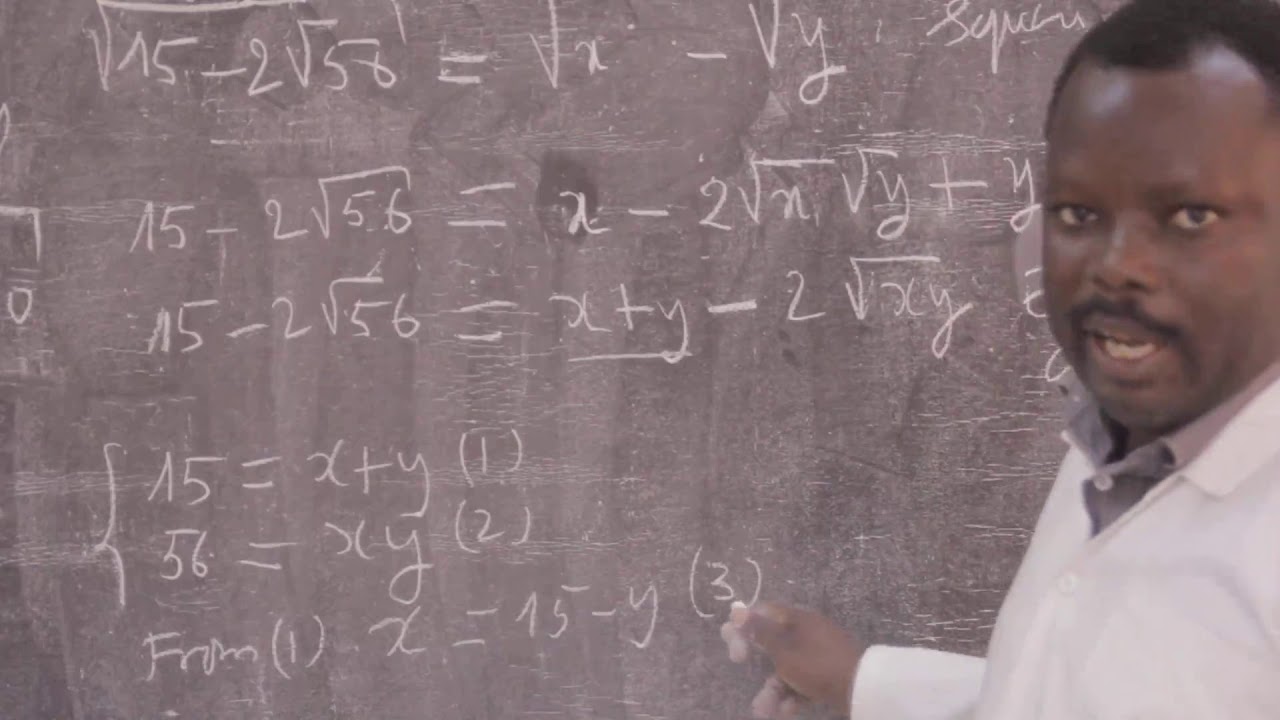 NESTED RADICALS MATH S4 - YouTube