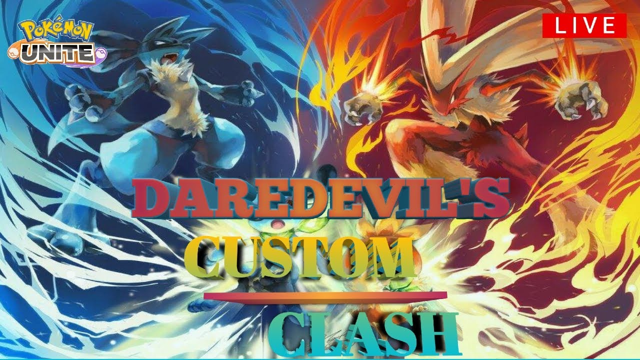 Custom Clash Series | Day -01 | Pokemon Unite Live | DareDevil is Live ...
