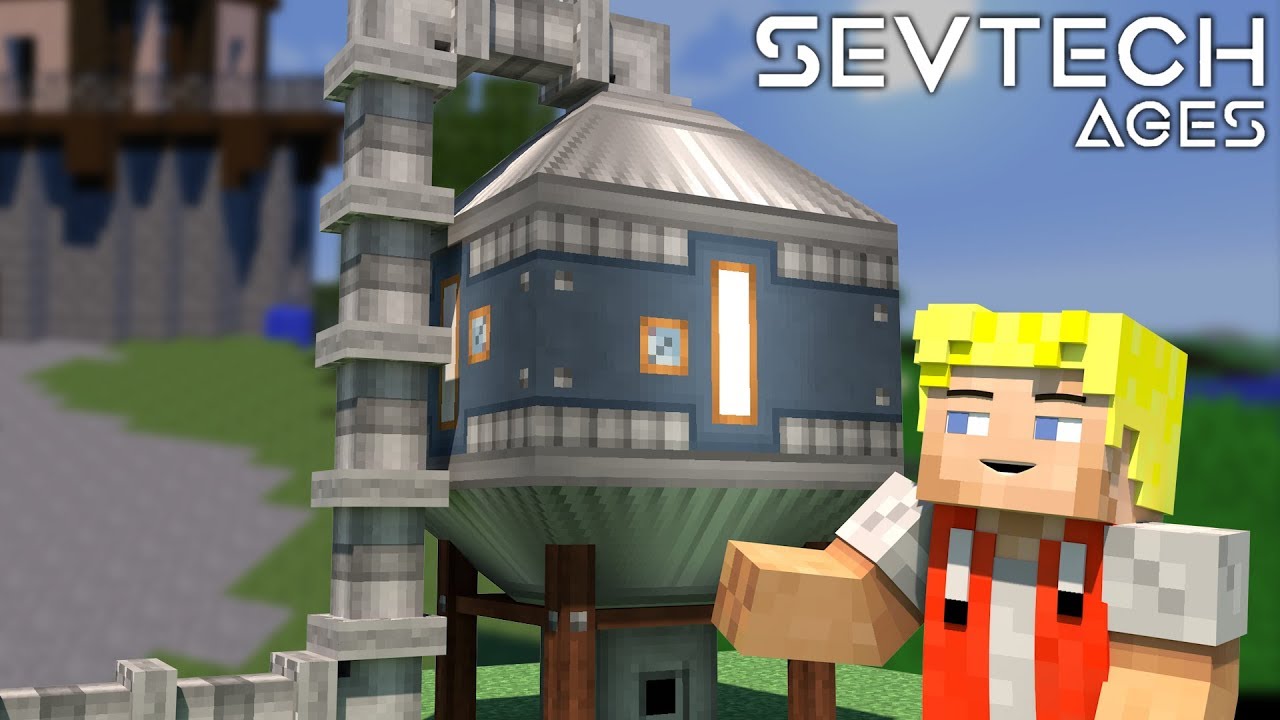 Mega Tank! & Automatische Wasserversorgung - #44 SevTech Ages [Stage 3 ...